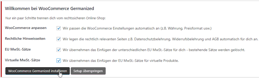 Germanized für WooCommerce: Rechtssicher in Deutschland